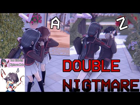 1980s Alphabet Killer Challenge - Double Nightmare || Yandere Simulator