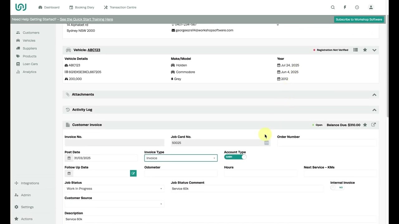 4 Customer Workflow - Training