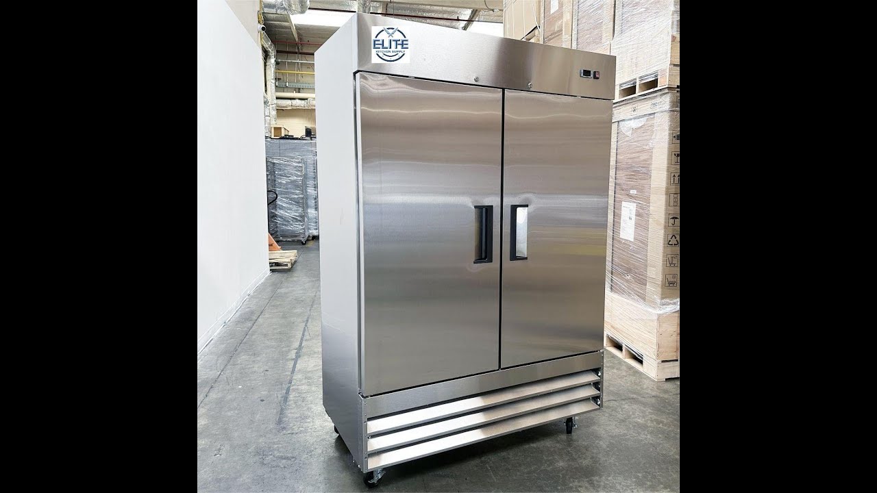 Elite Commercial Reach In Freezer Refrigerator Refrigerated Cooler RESTAURANT EQUIPMENT XB54R