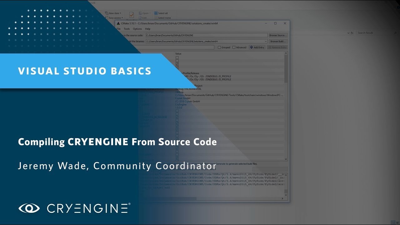 Building CRYENGINE From GitHub