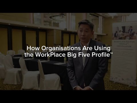 How Organisations are Using the WorkPlace Big Five Profile