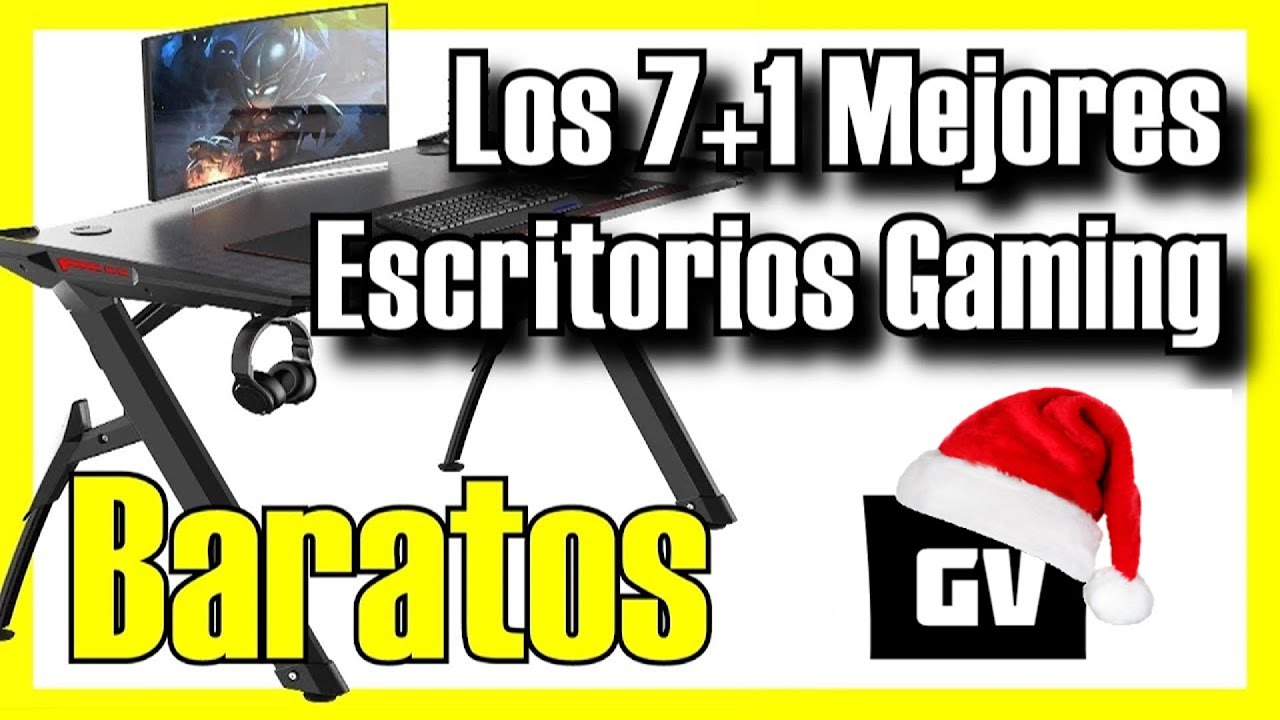 🖥️ Los 7+1 MEJORES Escritorios Gaming BARATOS de Amazon [2023] ✅[Calidad/Precio] Mesas para PC Gamer