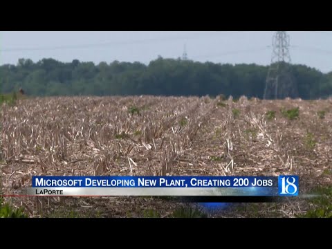 Microsoft Developing New Plant, Creating 200 Jobs