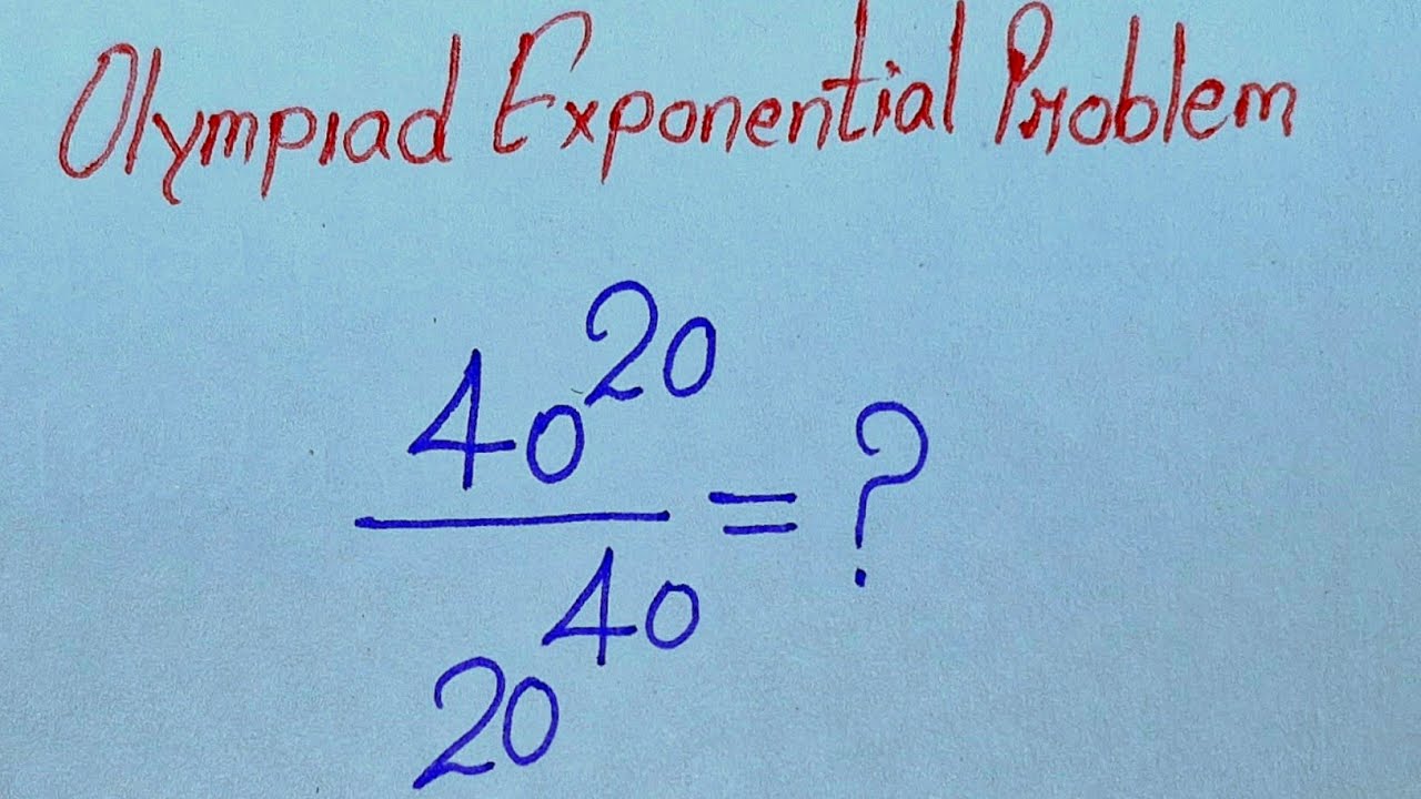 USA | Nice Exponent Math Simplification Problem | How to Solve !!!