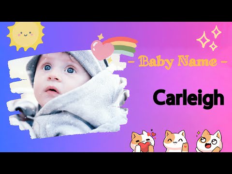 CARLEIGH | Carleigh name meaning | Girl Name Meaning | Free (wo)man (2023)