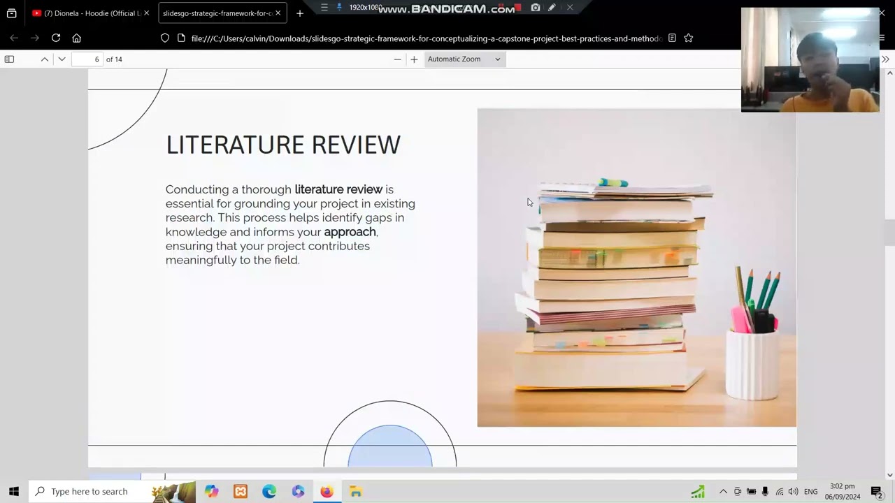 Conceptualizing a capstone project