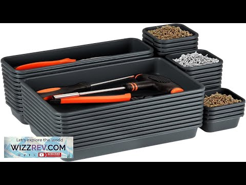48PCS Tool Box Organizer Tray Divider Toolbox Desk Drawer Organizer with 3 Review