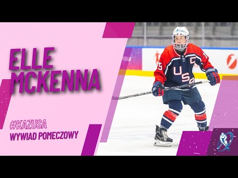Elle Mckenna postgame interview Kazakhstan - USA