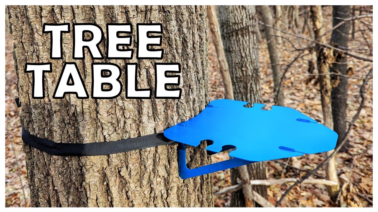 Ultralight Tree Table - The Orkso by Suluk 46 - a backpacking, canoe trip, and camping tree table