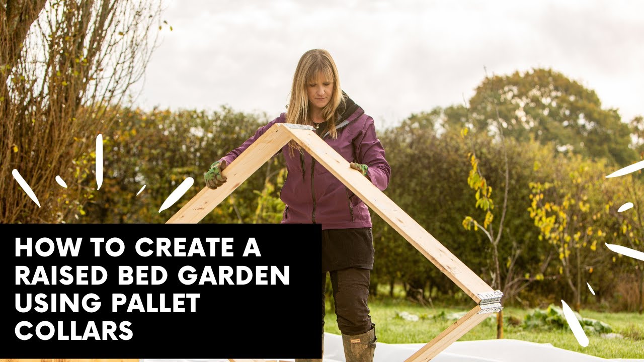 How To Create An Instant Raised Bed Garden Using Pallet Collars