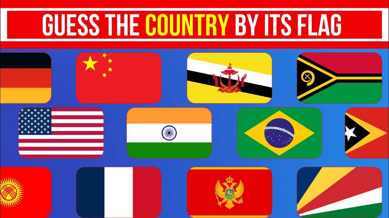 Can You Guess the Country by Its Flag 🚩 | Brain Bytes