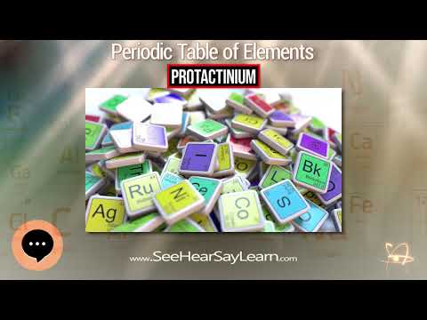 Protactinium 🔬⚛️🔬 Periodic Table of Elements Series 🔬⚛️🔬