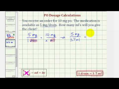 Ex 2: SQ Dosage Calculation – One Step | Math Help from Arithmetic ...