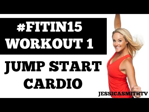 Exercise to lose weight fast at home | "Jump Start Cardio" 15-Minute Fat Burning Fitness Program