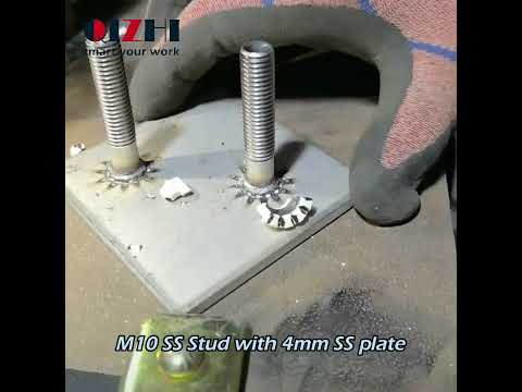 M10 SS Stud welding with 4mm SS plate
