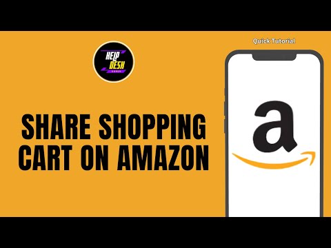 How To Share A Shopping Cart On A Amazon