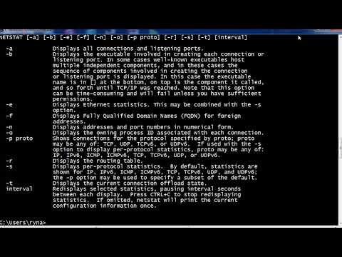 Netstat Tool For Checking Computer Connections