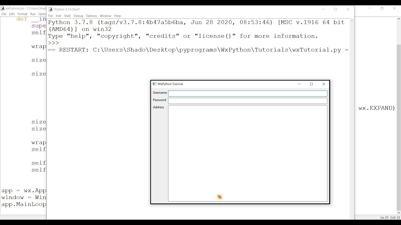 wxPython Layout Sizer: FlexGridSizer