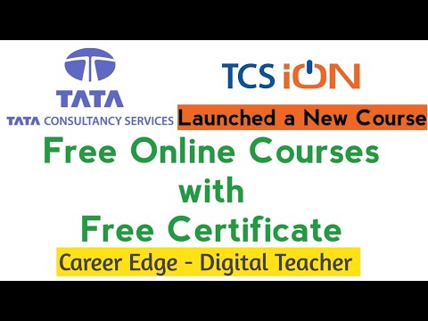Tcs Free Courses with Certificate | Tcs ion | Tcs Career Edge Digital Teacher | New Course