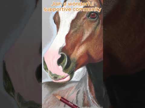 Learn to draw Horses and many other subjects with Pastels