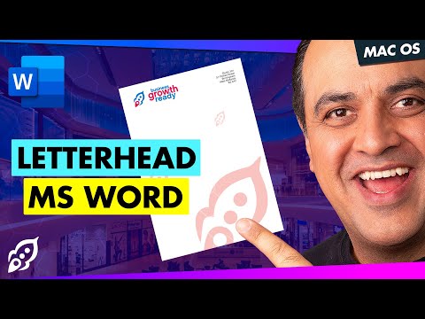 How to Make Letterhead Design in Microsoft Word for Mac? Create a Letterhead Template