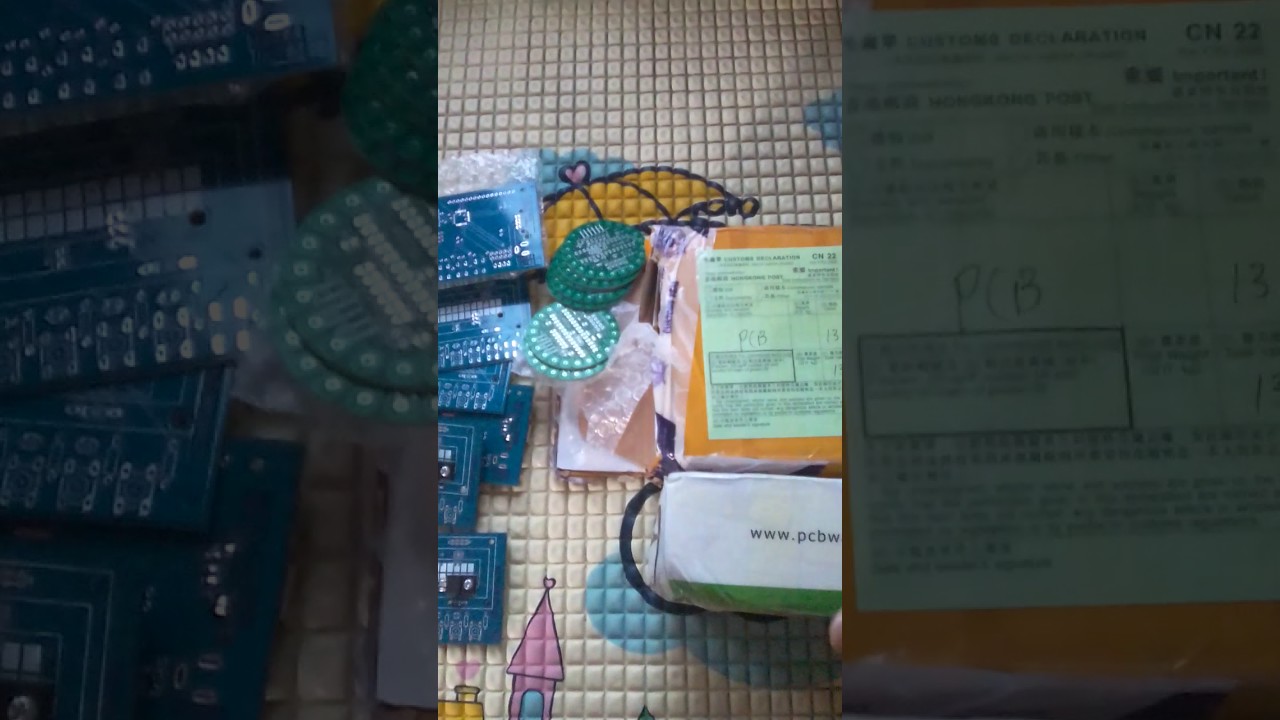 Digital clock. Use lcd n atmega8  smd. Printed by pcbway.com  Project number 23