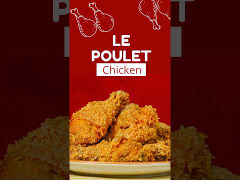 Chicken in French - "Le POULET #shorts #ytshorts #shortsvideo #francais #french