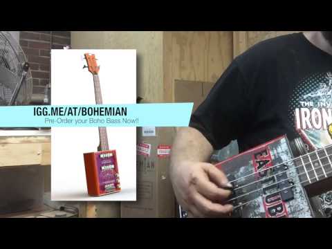 Bohemian Explosive Powder TNT Electric Bass Guitar Unique Gas | Reverb