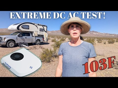 Off-Grid & Overheated? Camper AC Test in 103°F Death Valley + My Top Heat Coping Tips! OutEquipPro