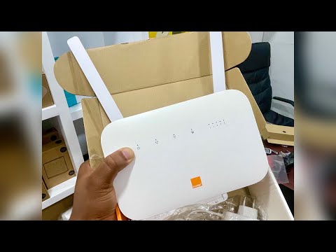 Huawei B612 Orange Flybox 4G+ Turbonet Router Unboxing, Setup and Connection