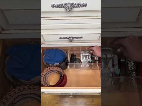 Belt Drawer Organization