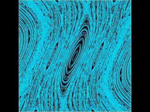 Standard Map: K = 0.87654321 - Zoom!