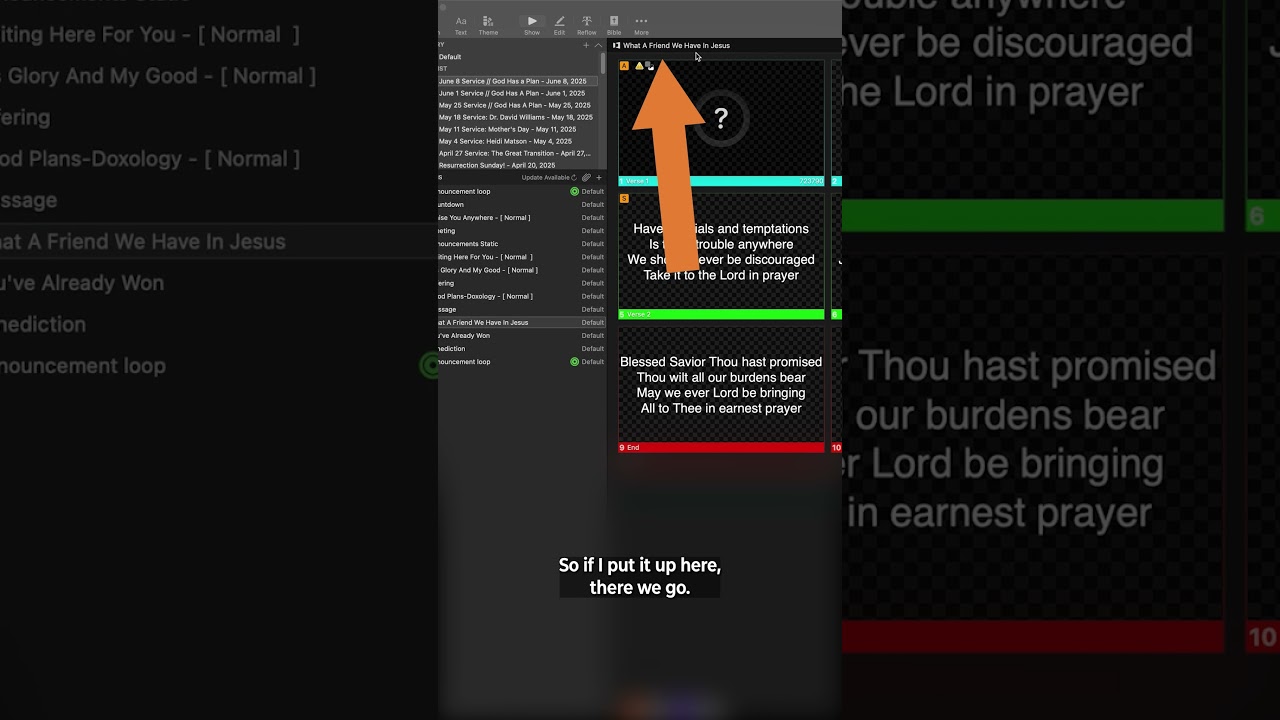 ProPresenter | Fixing Linked Songs after Planning Center Integration