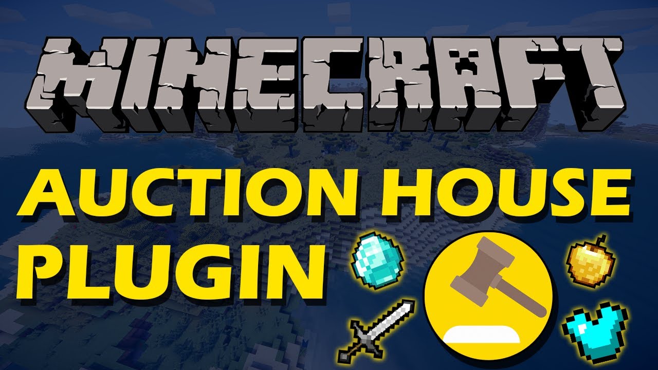 Buy and sell items in Minecraft with Auction House Plugin