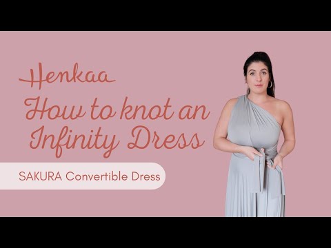 The Correct Way to Tie the Perfect Square Knot on Convertible Dresses HENKAA #shorts