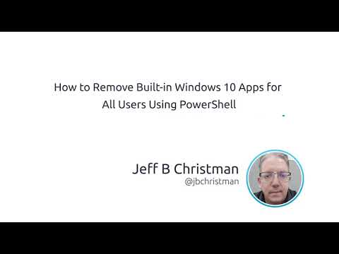 How To Remove Built-in Windows 10 Apps For All Users Using PowerShell
