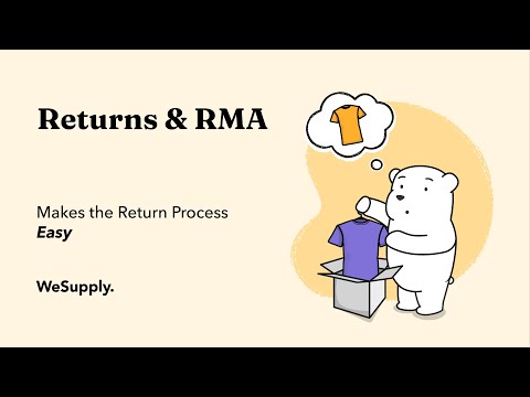WeSupply. Returns & RMA (Return Merchandise Authorization): Makes Return Process Easy