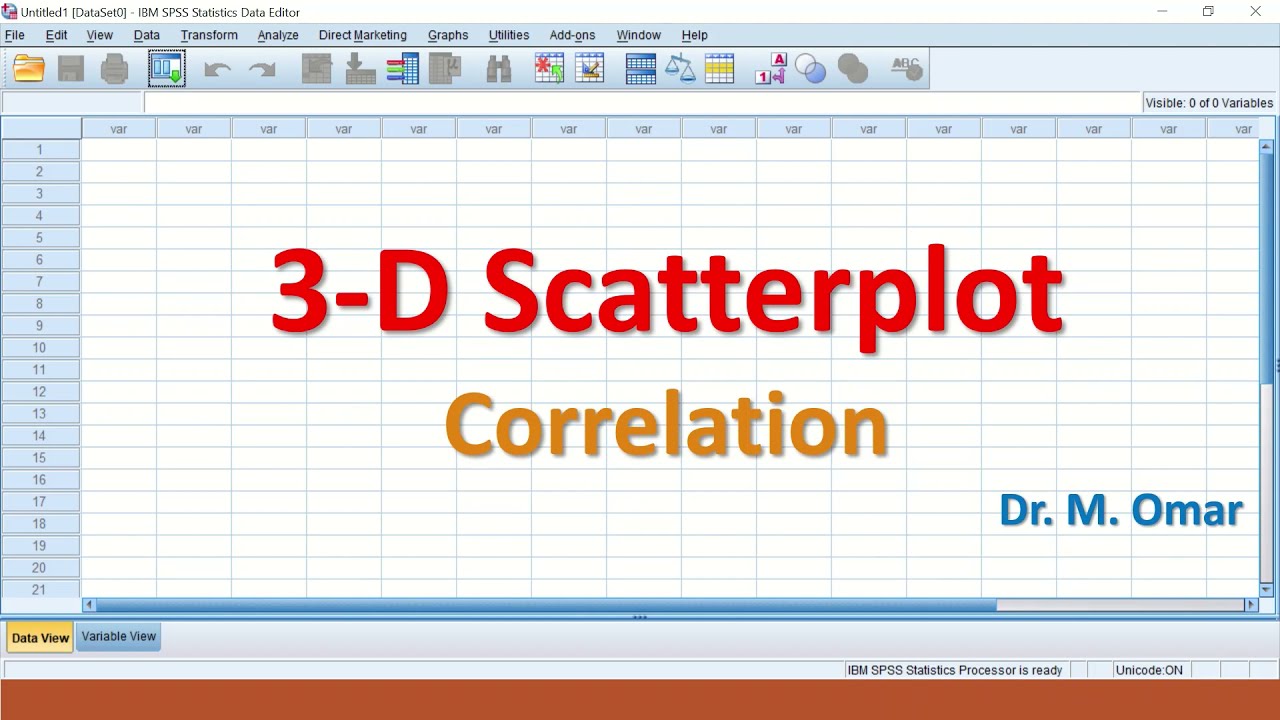 3D Scatterplot in SPSS part2