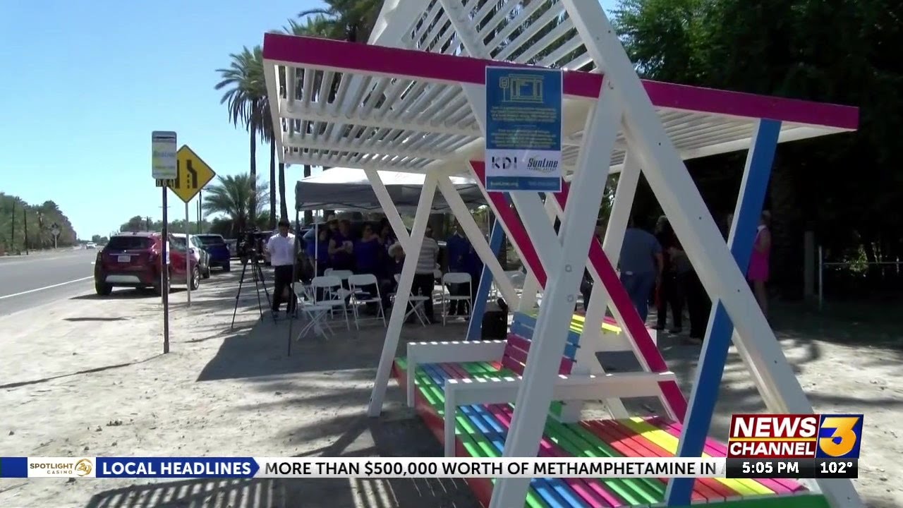 SunLine unveils new shade structure prototype in Oasis