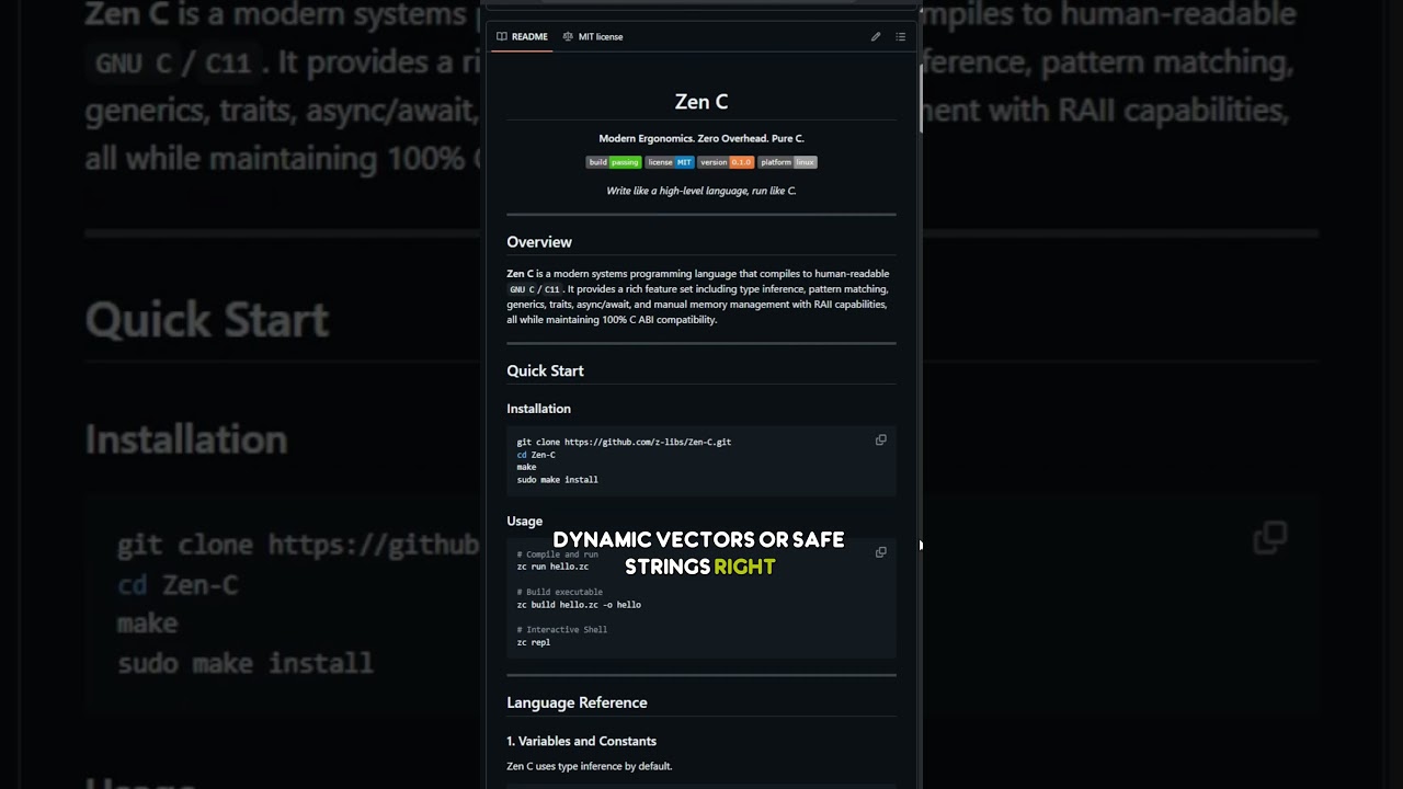 Zen C: a library that finally gives C the 
