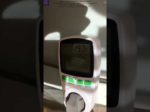 What is the power consumption of an air conditioner?
