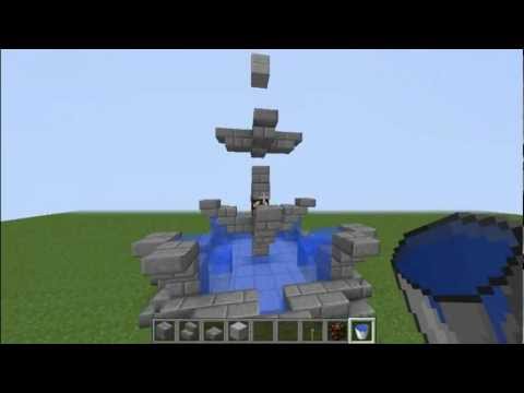 Minecraft Fountain Tutorial Minecraft Project
