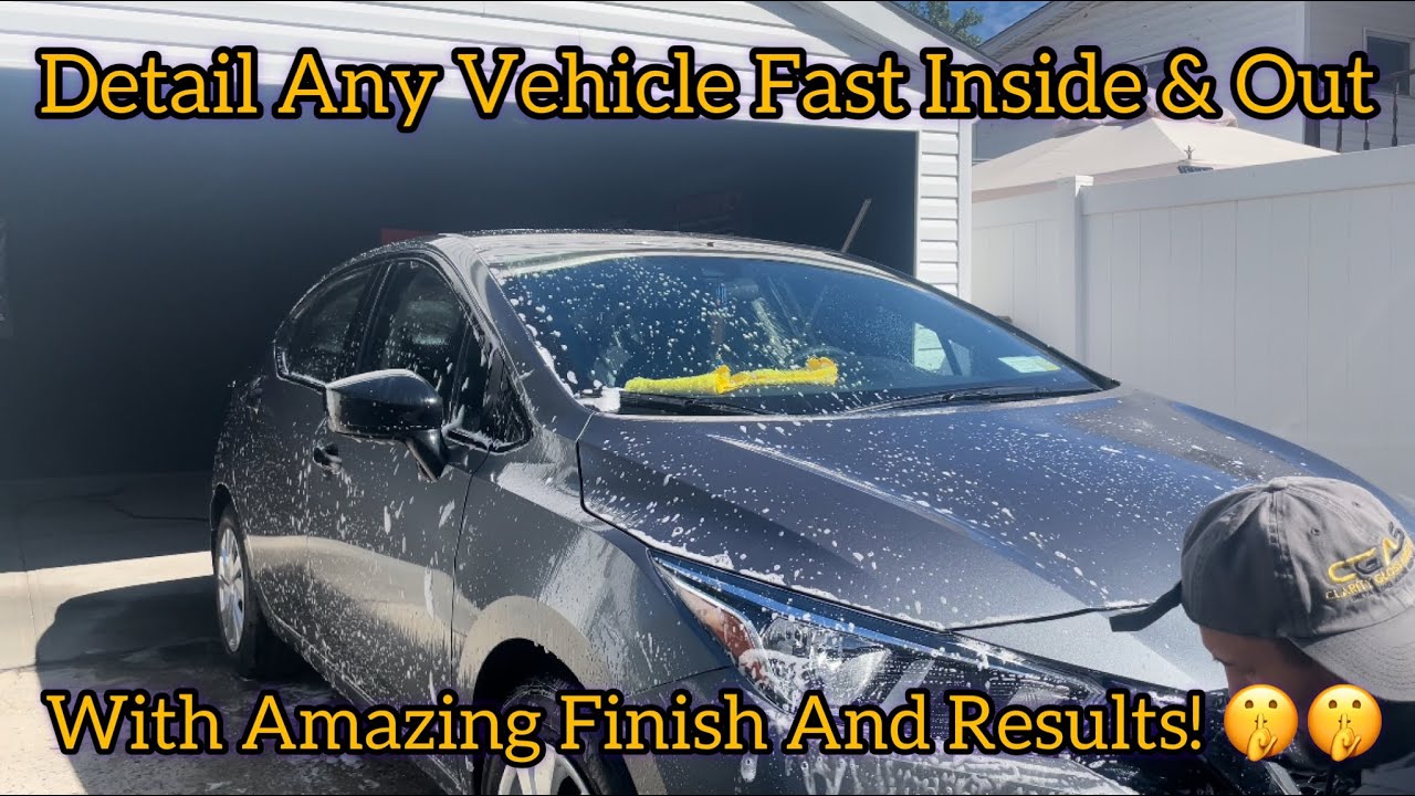 How to detail any vehicle inside and out fast! (Amazing Results!) #realdetailing #cardetailingtips