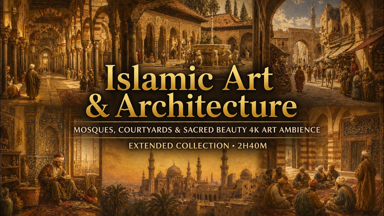 Islamic Art & Architecture | Mosques & Courtyards 4K Art Ambience | Extended Collection (2H40M)