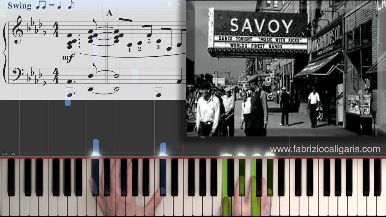 Stompin' At The Savoy - Piano Tutorial - PDF