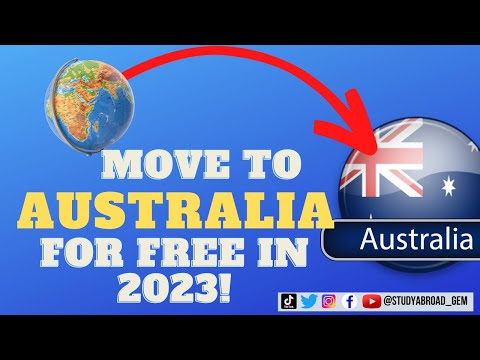MOVE TO AUSTRALIA FOR FREE IN 2023!
