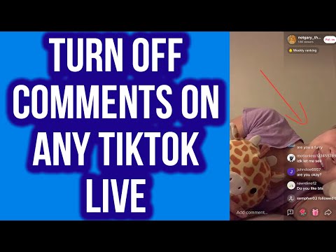 How To Turn Off Comments On Any TikTok Live Stream(New)