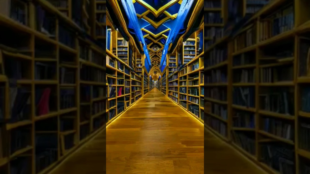 🔍The Library (Ai infinite zoom)