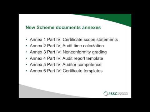 What’s new in the FSSC 22000 Standard - Version 4:2017