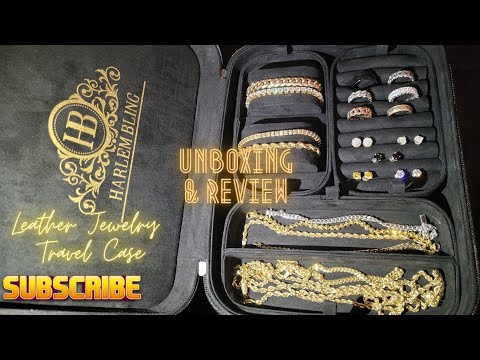 Harlembling Leather Jewelry Travel Case Unboxing & Review!